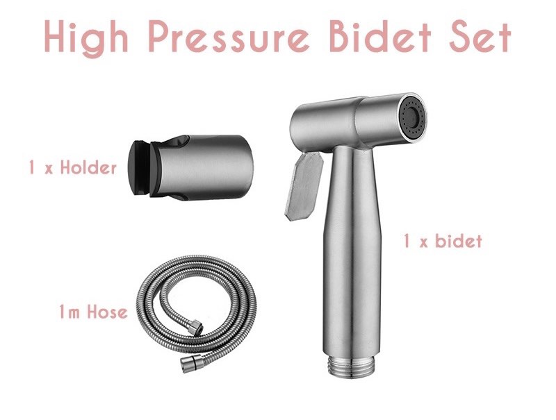 High Pressure Bidet Full Set, Furniture & Home Living, Bathroom ...