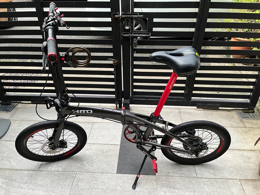 Hito Dream X Litepro Classic Dolphin 9 speed foldable bicycle (with ...