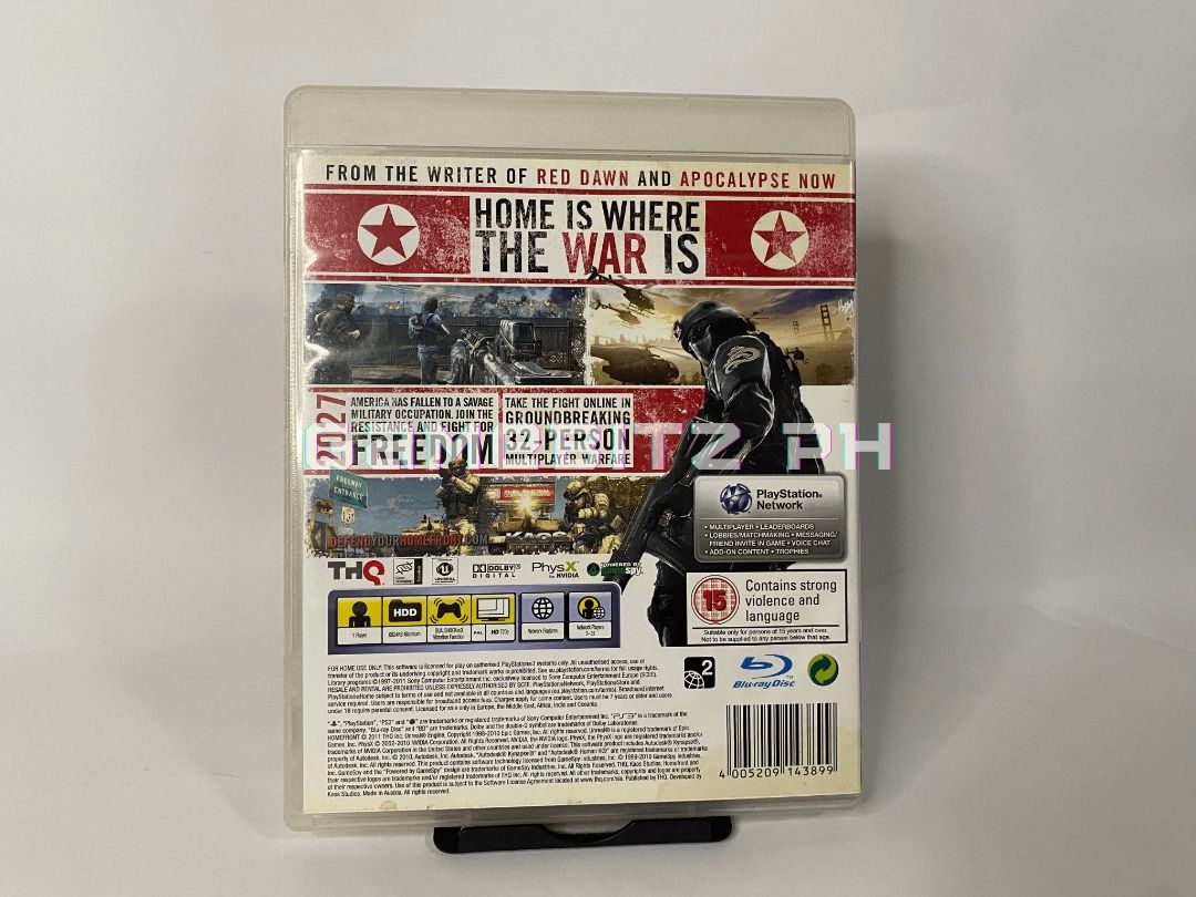 Homefront Sony PS3 Game, Video Gaming, Video Games, PlayStation on ...