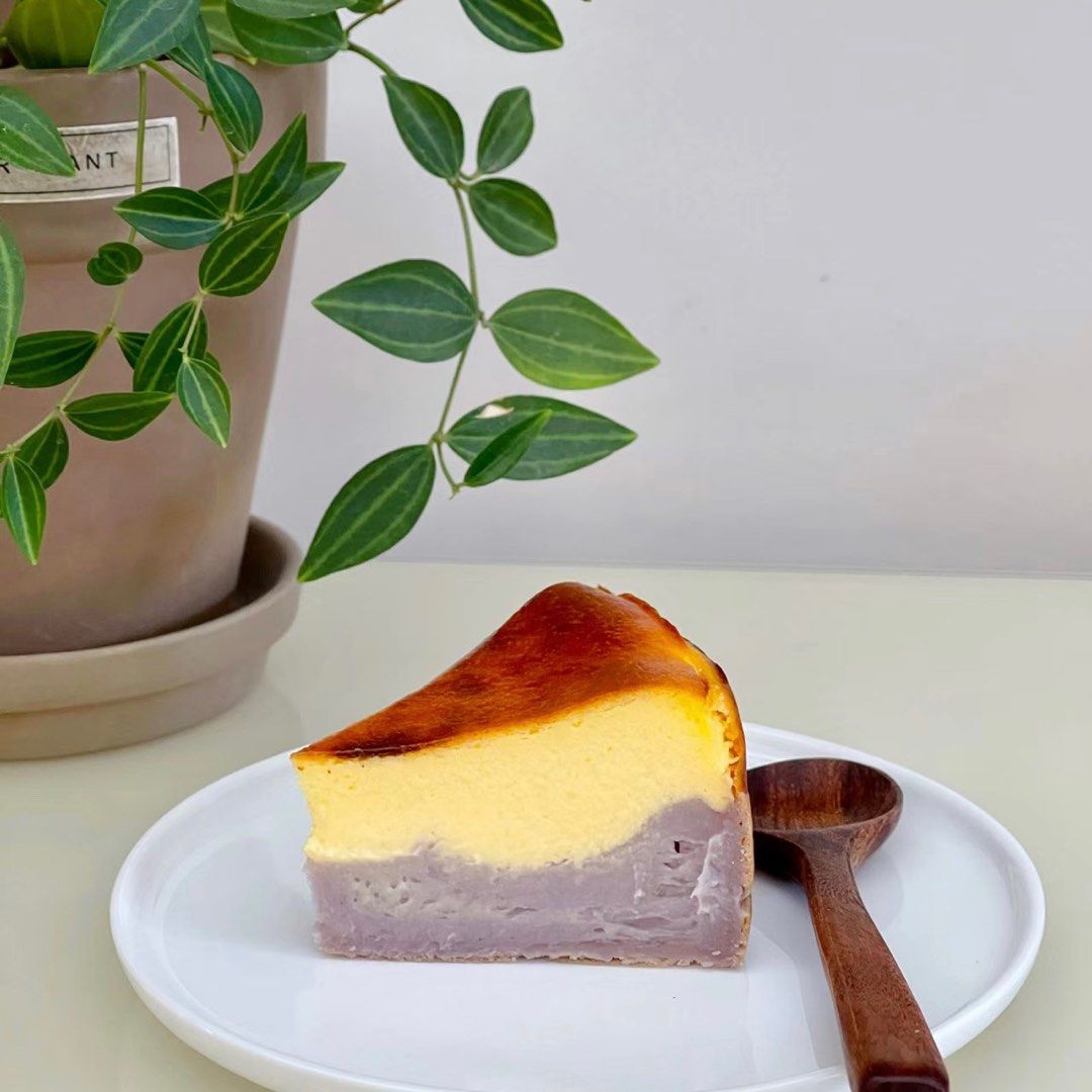 Homemade Yam Basque Burnt Cheesecake, Food & Drinks, Homemade Bakes on ...