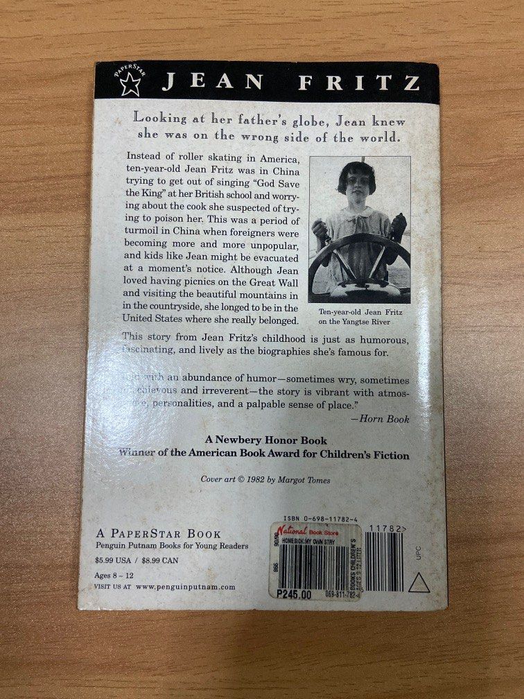 Homesick by Jean Fritz, Hobbies & Toys, Books & Magazines, Children's ...