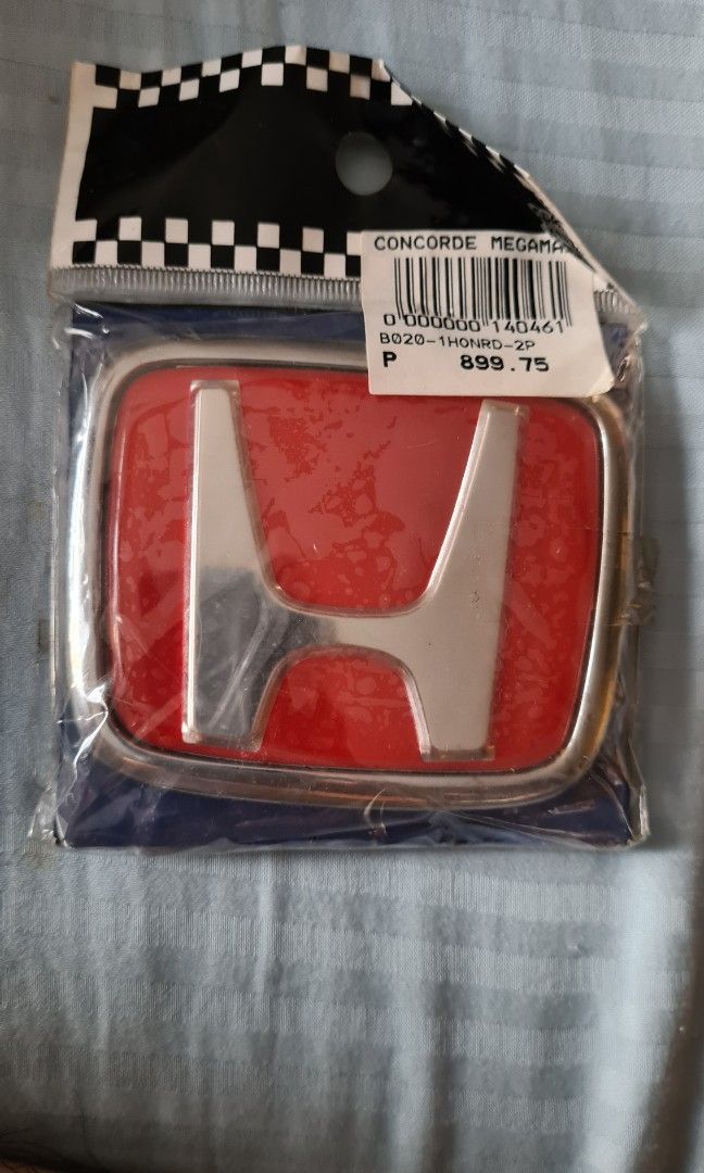 Honda red logo type r, Car Parts & Accessories, Emblem, Sticker and ...