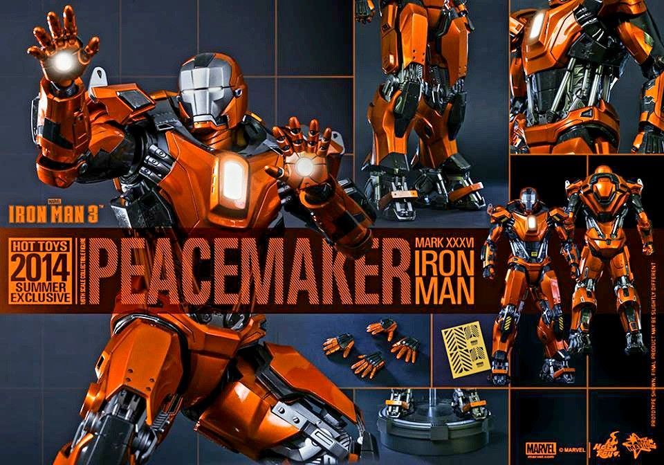 Hot Toys Iron Man Mark 36 (XXXVI) Peacemaker, Hobbies & Toys, Toys ...