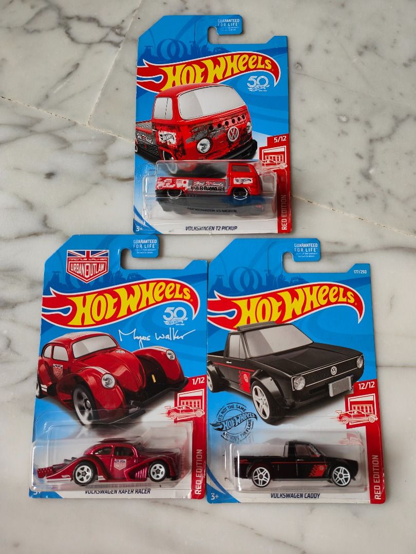 Hot Wheels Target Red Edition VW Assorted, Hobbies & Toys, Toys & Games ...