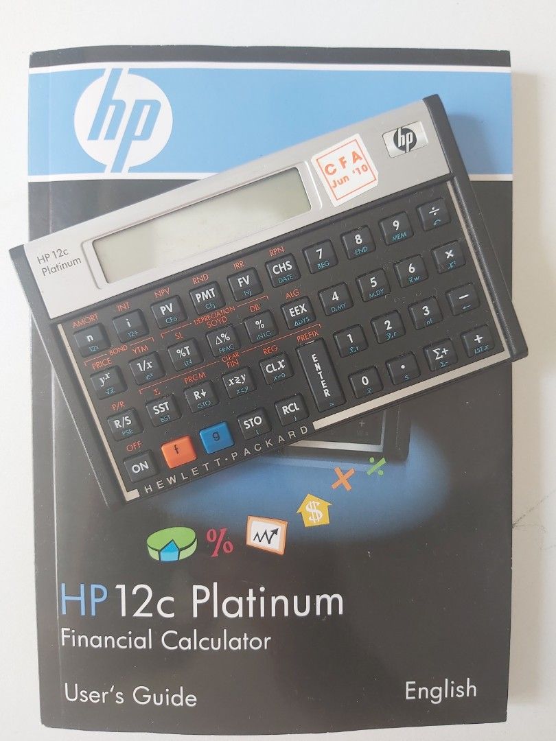 HP 12c Platinum Financial Calculator, Computers & Tech, Office ...