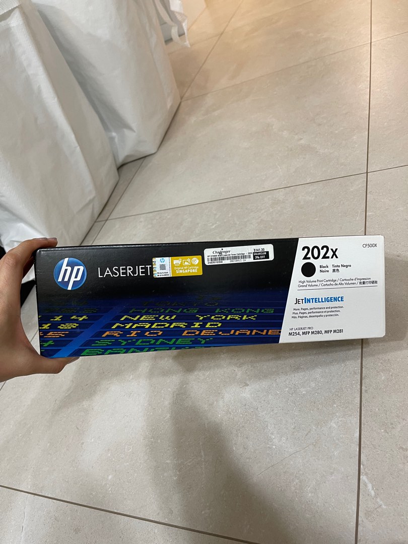 HP Laserjet Pro Printer Cartridge (202x BLACK), Computers & Tech ...