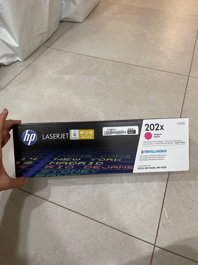 HP Laserjet Pro Printer Cartridge (202x MAGENTA), Computers & Tech ...