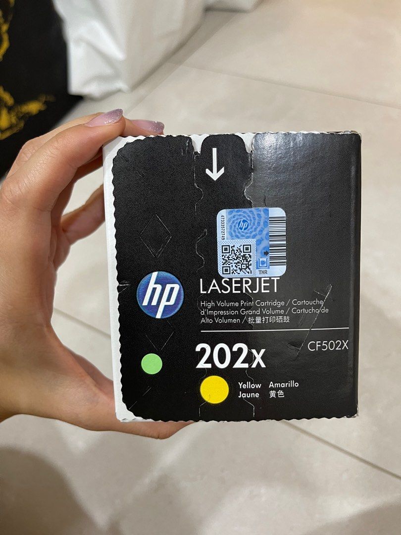 HP Laserjet Pro Printer Cartridge (202x YELLOW), Computers & Tech ...