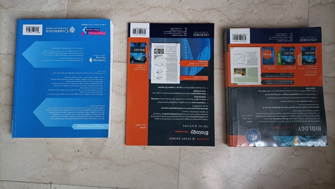 IB IBDP bio and tok textbooks, Hobbies & Toys, Books & Magazines, Textbooks on Carousell