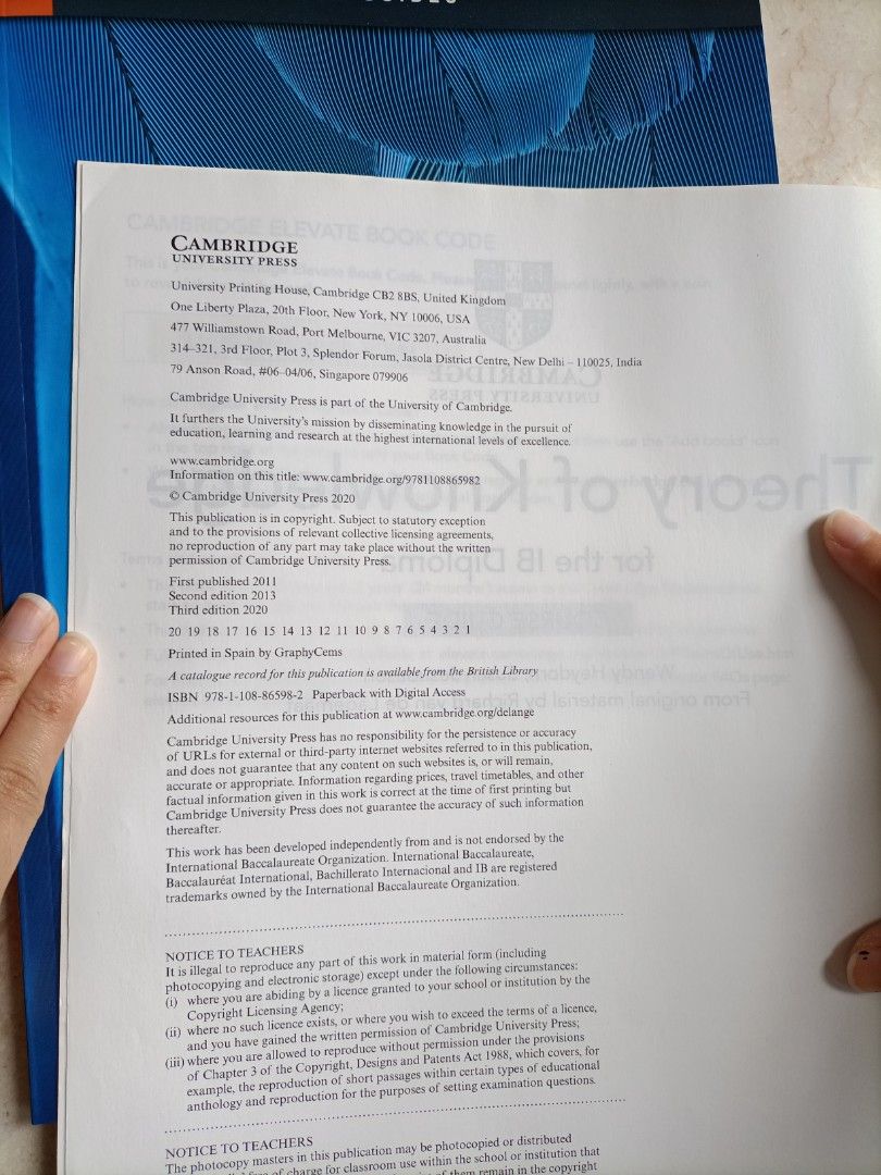 IB IBDP bio and tok textbooks, Hobbies & Toys, Books & Magazines ...