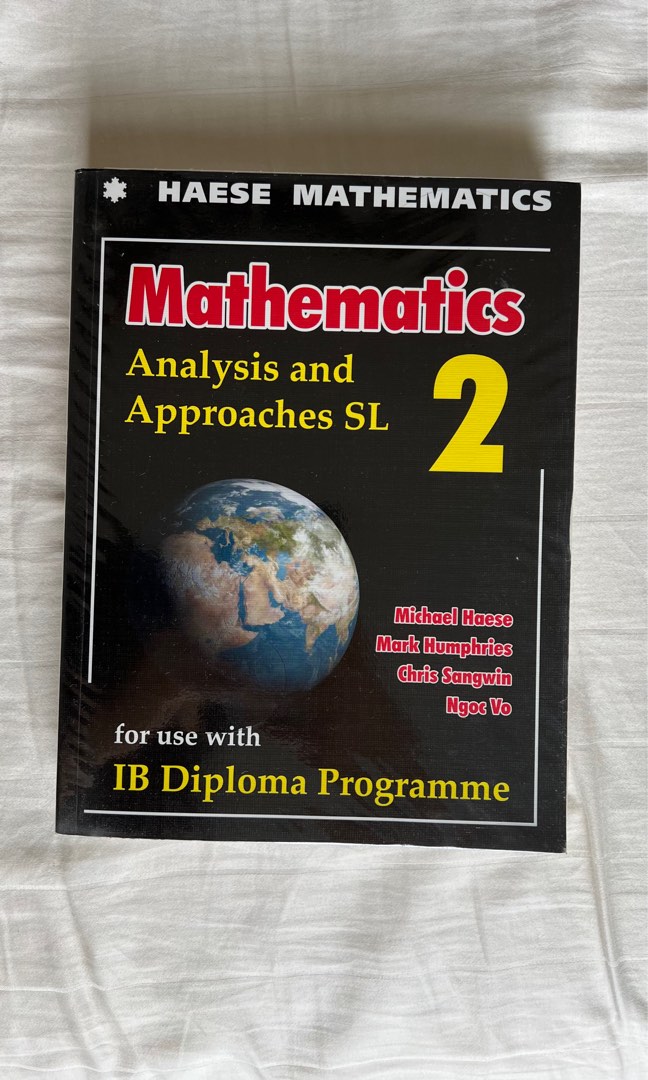 IB Math AA Haese SL Book 2, Hobbies & Toys, Books & Magazines, Textbooks on Carousell