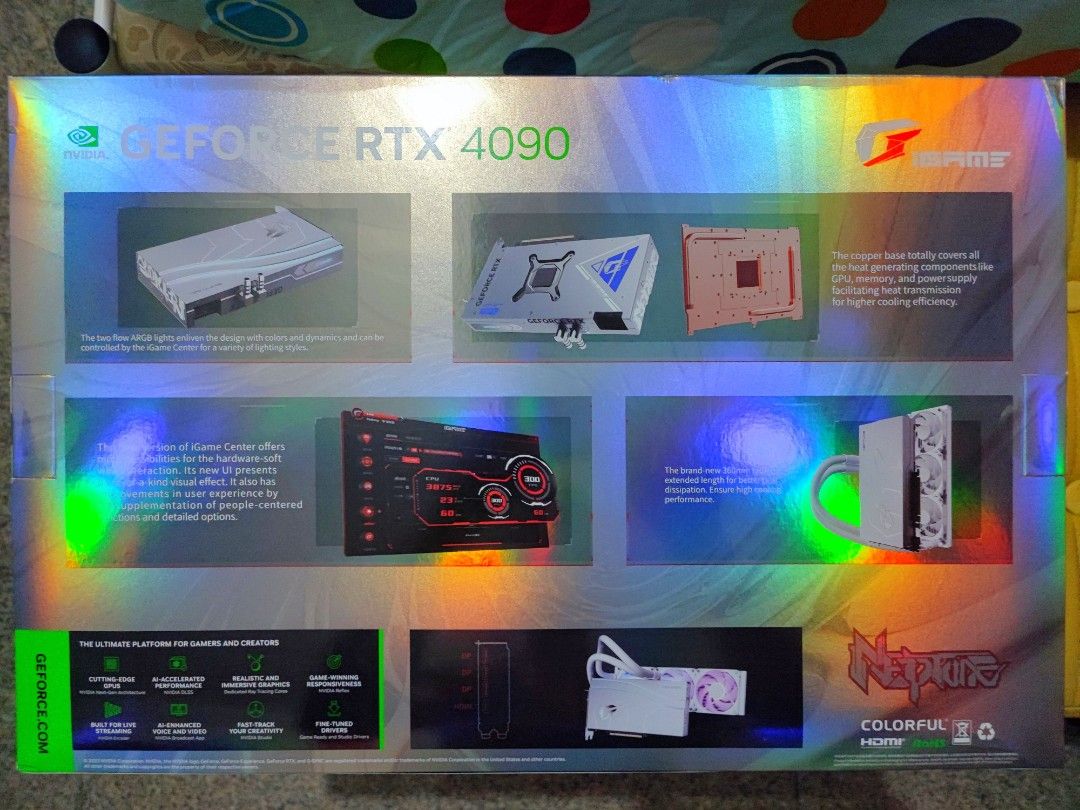 RTX 4090 Neptune OC-V iGame GeForce, Computers & Tech, Parts ...
