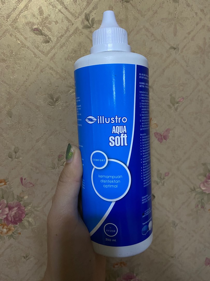 Illustro Aqua Soft (Air Softlense) 350ml, Kesehatan & Kecantikan, Kulit, Sabun & Tubuh di Carousell