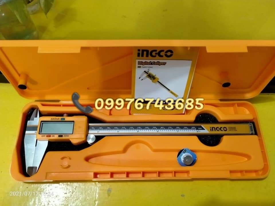 INGCO 200mm Digital Caliper, Commercial & Industrial, Industrial ...
