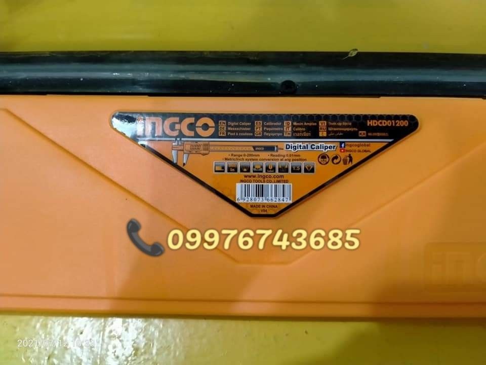 INGCO 200mm Digital Caliper, Commercial & Industrial, Industrial ...