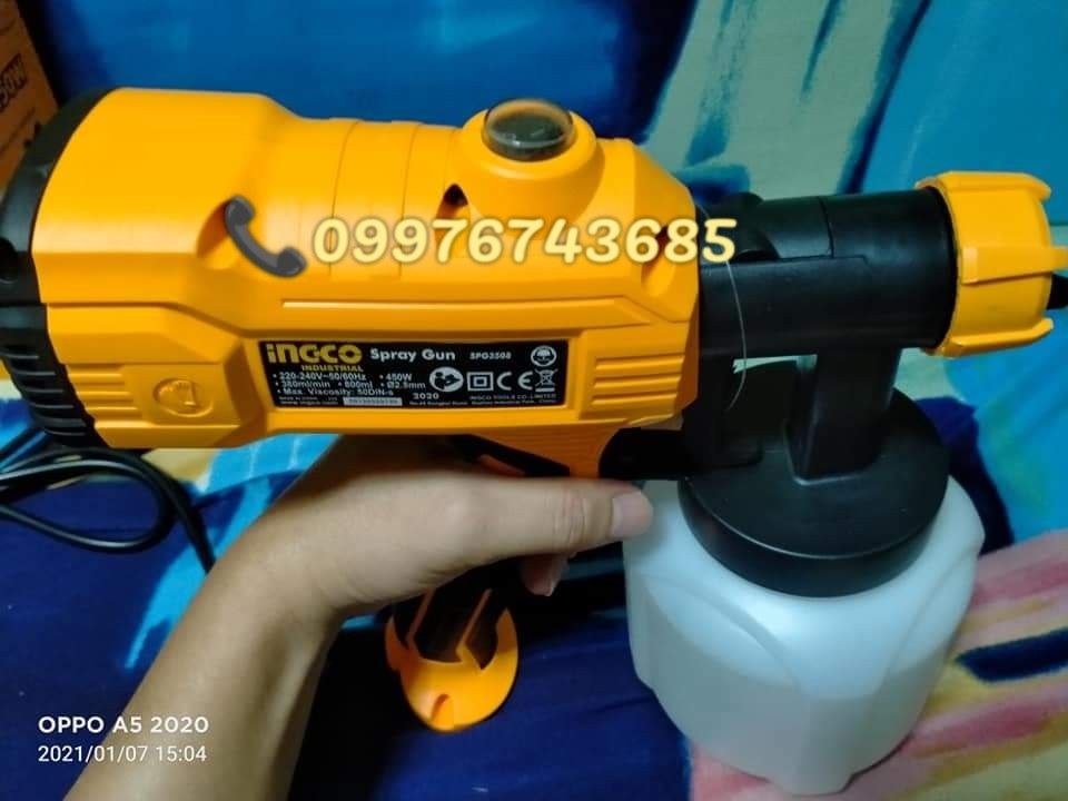 INGCO 450W Paint Spray Gun (SPG3508), Commercial & Industrial ...