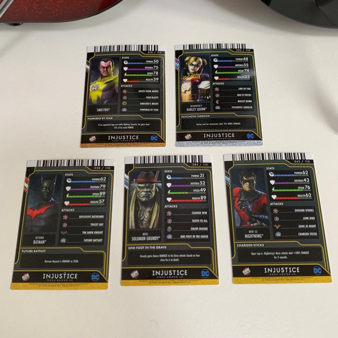 Injustice: Gods Among Us Arcade Cards (Series 2), Hobbies & Toys ...