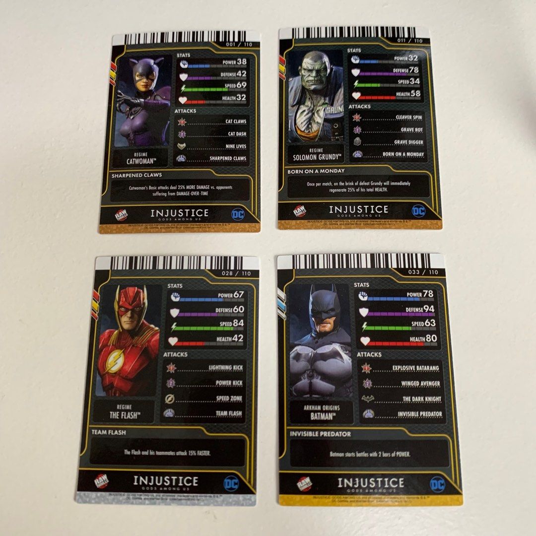 Injustice: Gods Among Us Arcade Cards (Series 2), Hobbies & Toys ...