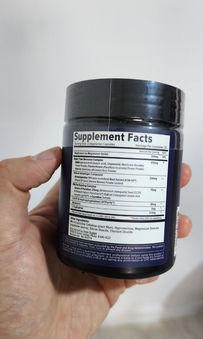 Innosupps Night shred, Health & Nutrition, Health Supplements, Vitamins ...