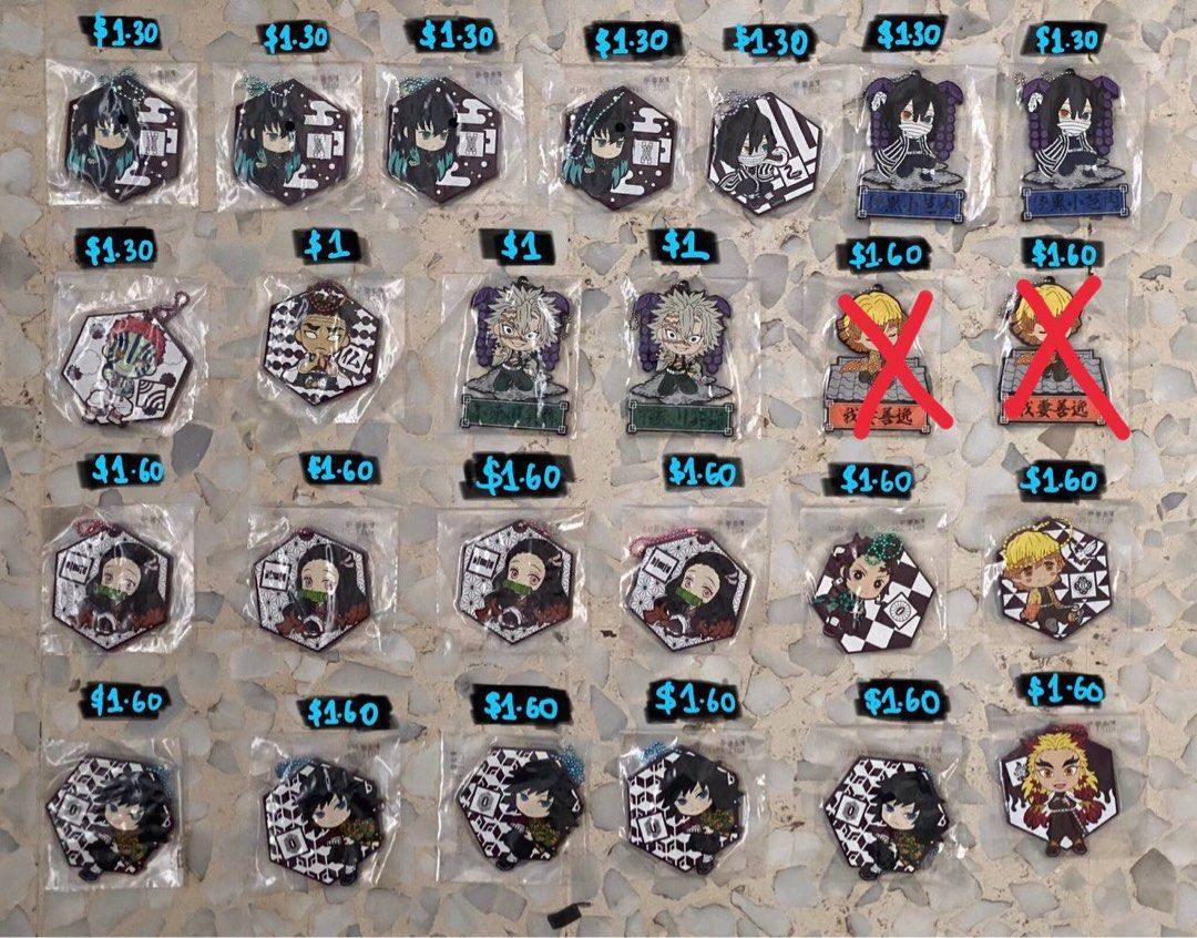 [INSTOCKS] KNY Kimetsu no Yaiba Demon Slayer Acrylic Stand/Rubber ...