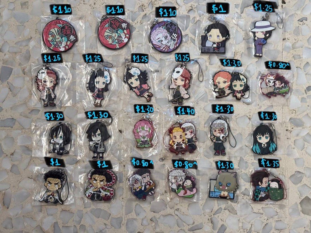 [INSTOCKS] KNY Kimetsu no Yaiba Demon Slayer Acrylic Stand/Rubber ...