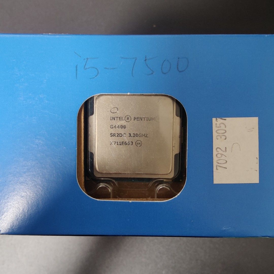 Intel G4400 CPU PROCESSOR, Computers & Tech, Parts & Accessories, Computer Parts on Carousell