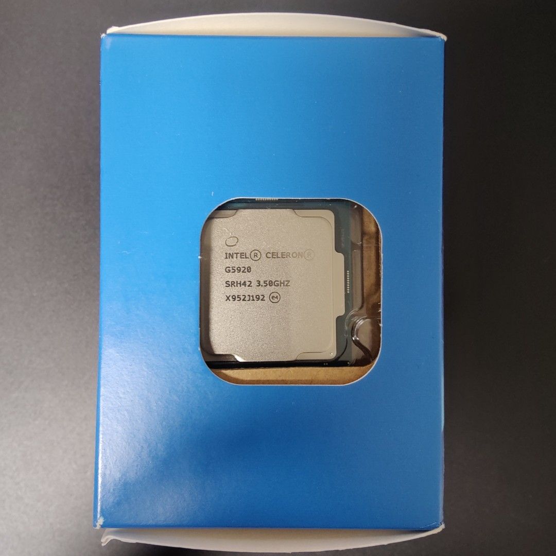 Intel G5920 CPU, Computers & Tech, Parts & Accessories, Computer Parts ...