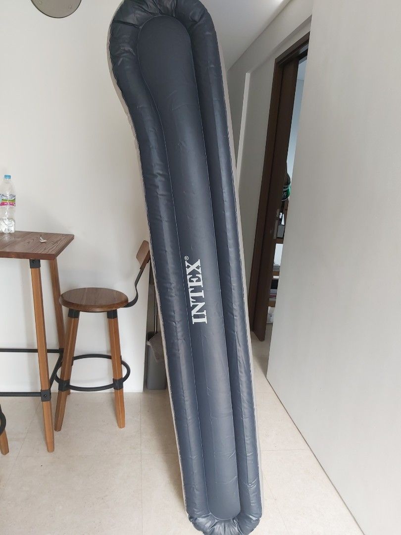 INTEX Queen Size Air bed (inflatable) with automatic pump and repair ...