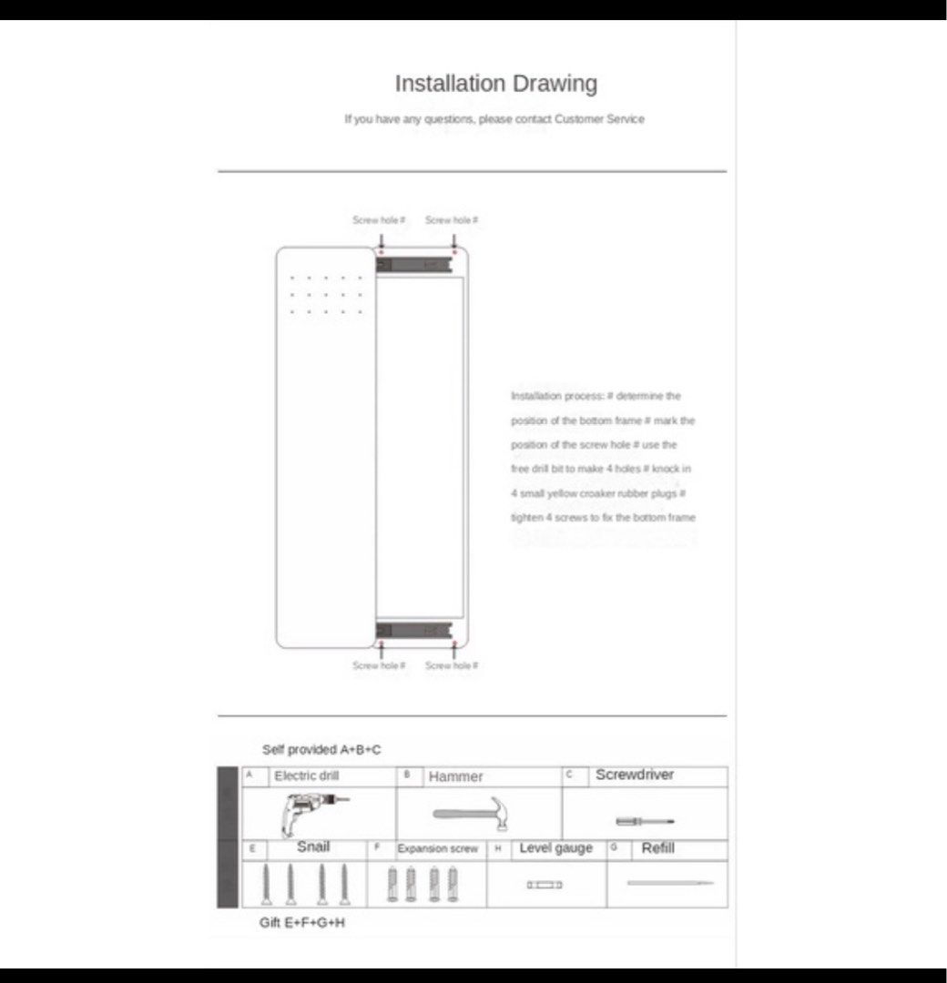 Invisible Sliding Mirror, Furniture & Home Living, Home Decor, Mirrors ...