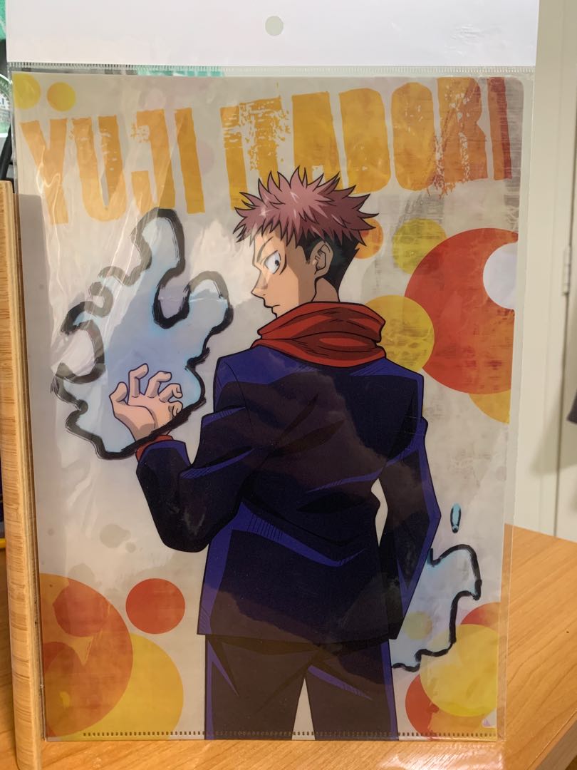 JJK Yuji Itadori A4 File Folder, Hobbies & Toys, Stationery & Craft ...