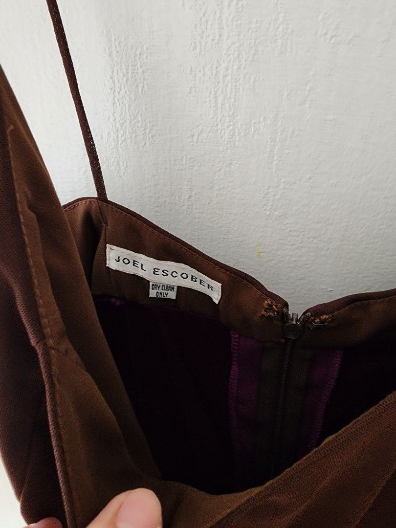 Joel Escober long gown, Women's Fashion, Dresses & Sets, Evening ...