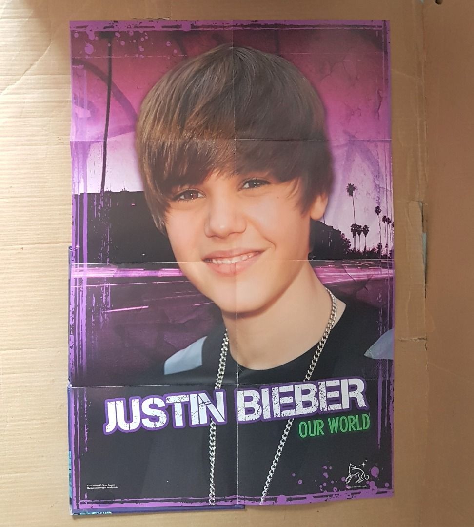 Justin Bieber: Our World by Millie Rowlands, Hardcopy Book, with pull ...