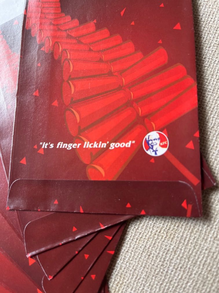 KFC Red Packet (8 pieces), Hobbies & Toys, Stationery & Craft, Other ...