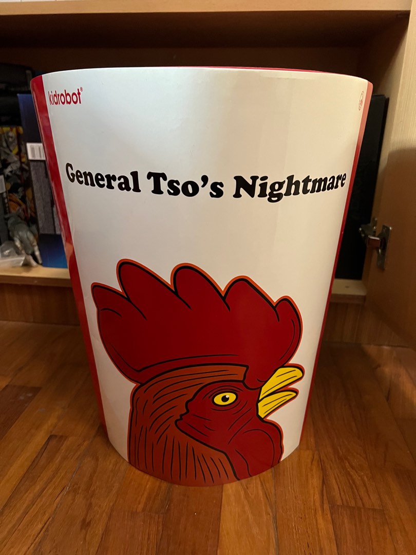 KIDROBOT General Tso's Nightmare VINYL Figure KFC Figure Sofubi hot ...