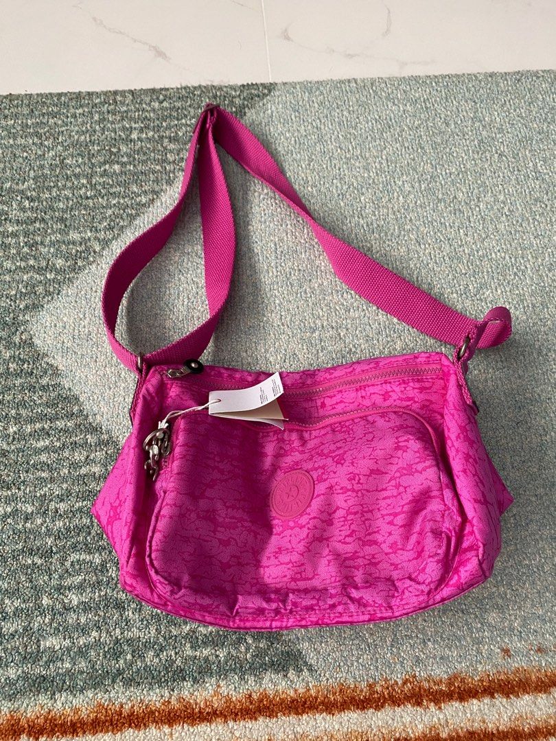 Kipling pink shoulder bag, Women's Fashion, Bags & Wallets, Shoulder ...