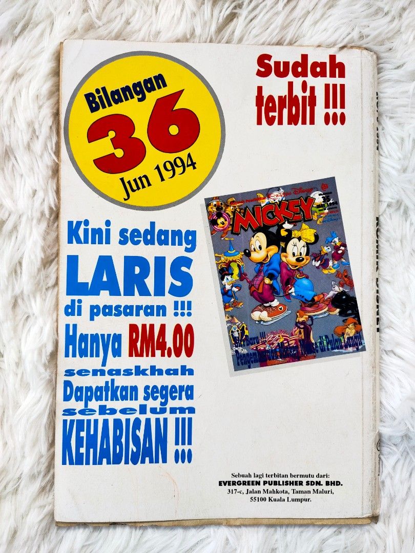 Komik Disney Mickey Mouse, Hobbies & Toys, Books & Magazines, Comics ...