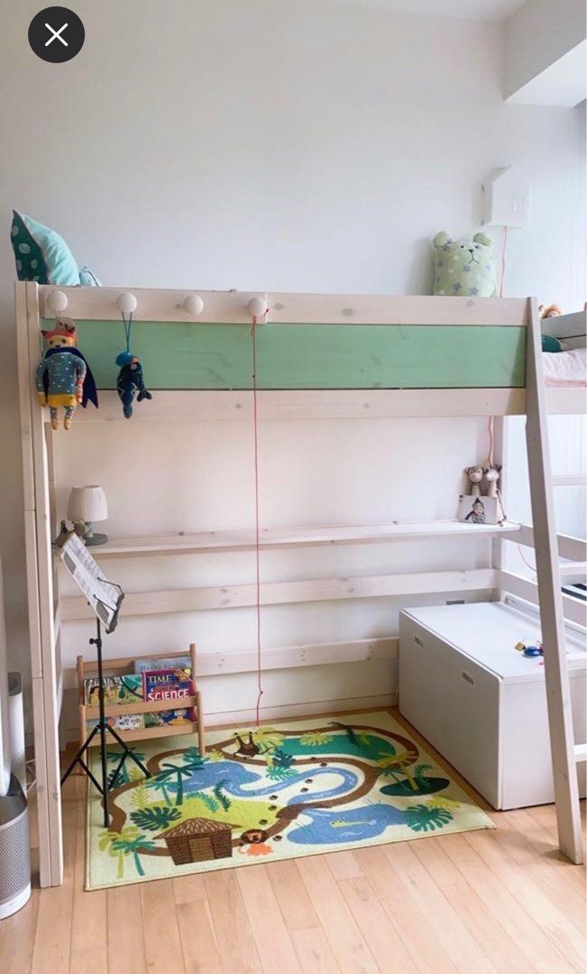 Kuhl High Rise Kids Loft Bed, Furniture & Home Living, Furniture, Bed ...