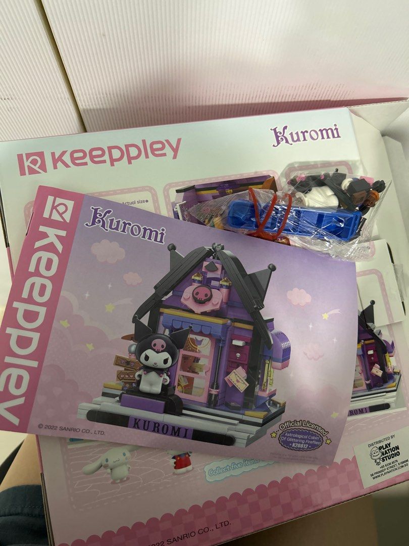 Kuromi Lego House Keeppley, Hobbies & Toys, Toys & Games on Carousell