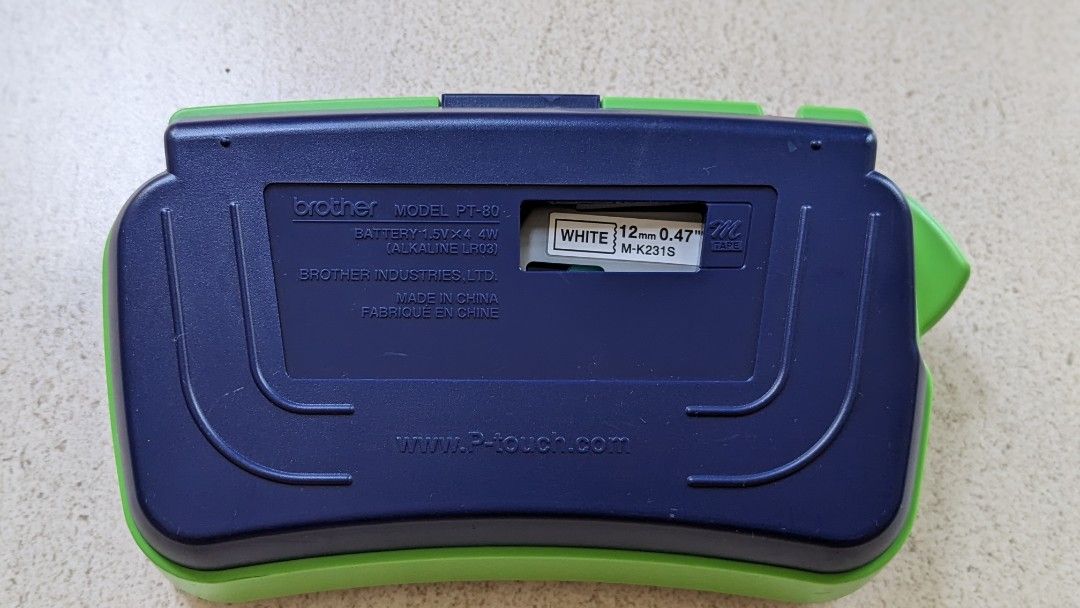 Label Printer (Brother PT-80), Computers & Tech, Printers, Scanners ...