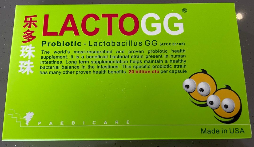 LactoGG Probiotics (30 capsules), Health & Nutrition, Health ...