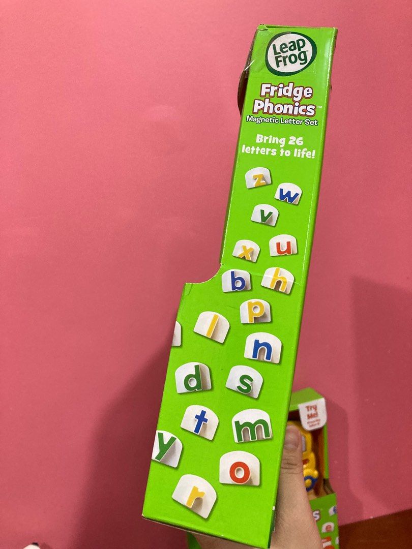 LeapFrog Fridge Phonics Magnetic Letter Set, Yellow, Hobbies & Toys ...