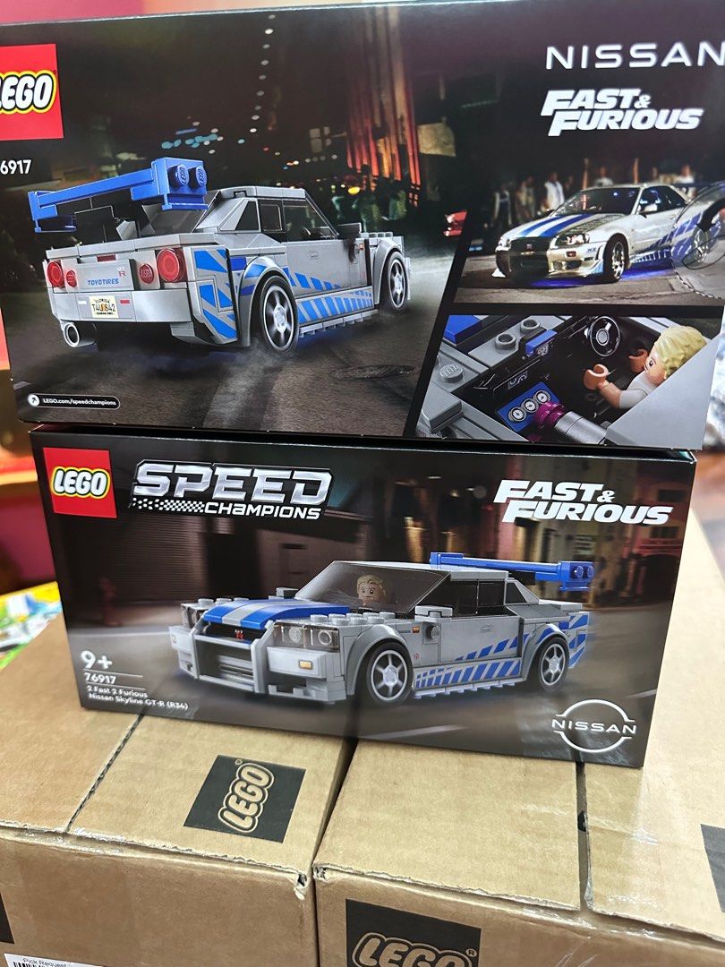 Lego 76917 speed champion 2 fast 2 furios nissan skyline gt-r r34, Hobbies & Toys, Toys & Games ...
