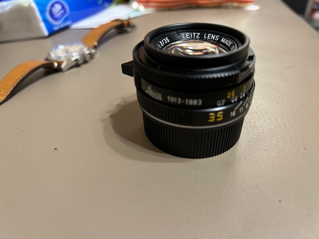 Leica summicron 35 2 7 element 70th Jahre, 攝影器材, 鏡頭及裝備 - Carousell