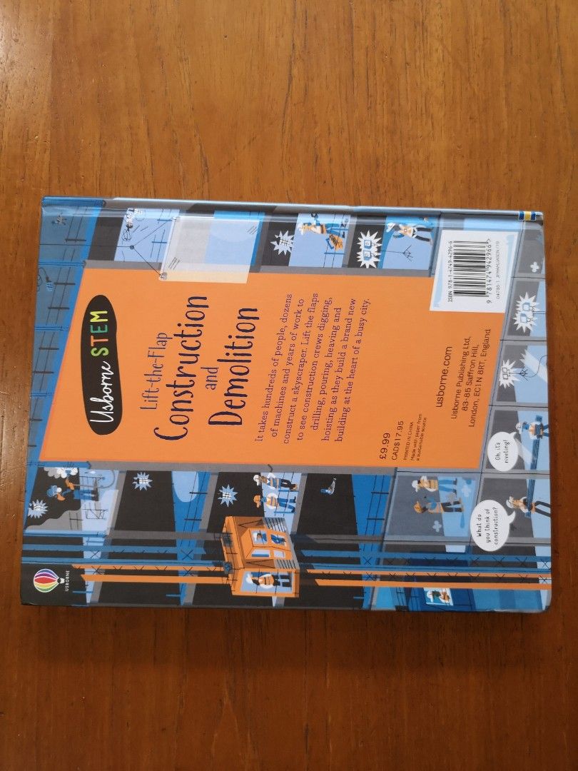 Lift the flap - Construction and Demolition Usborne book, Hobbies ...