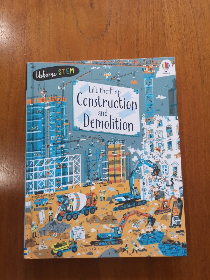Lift the flap - Construction and Demolition Usborne book, Hobbies ...