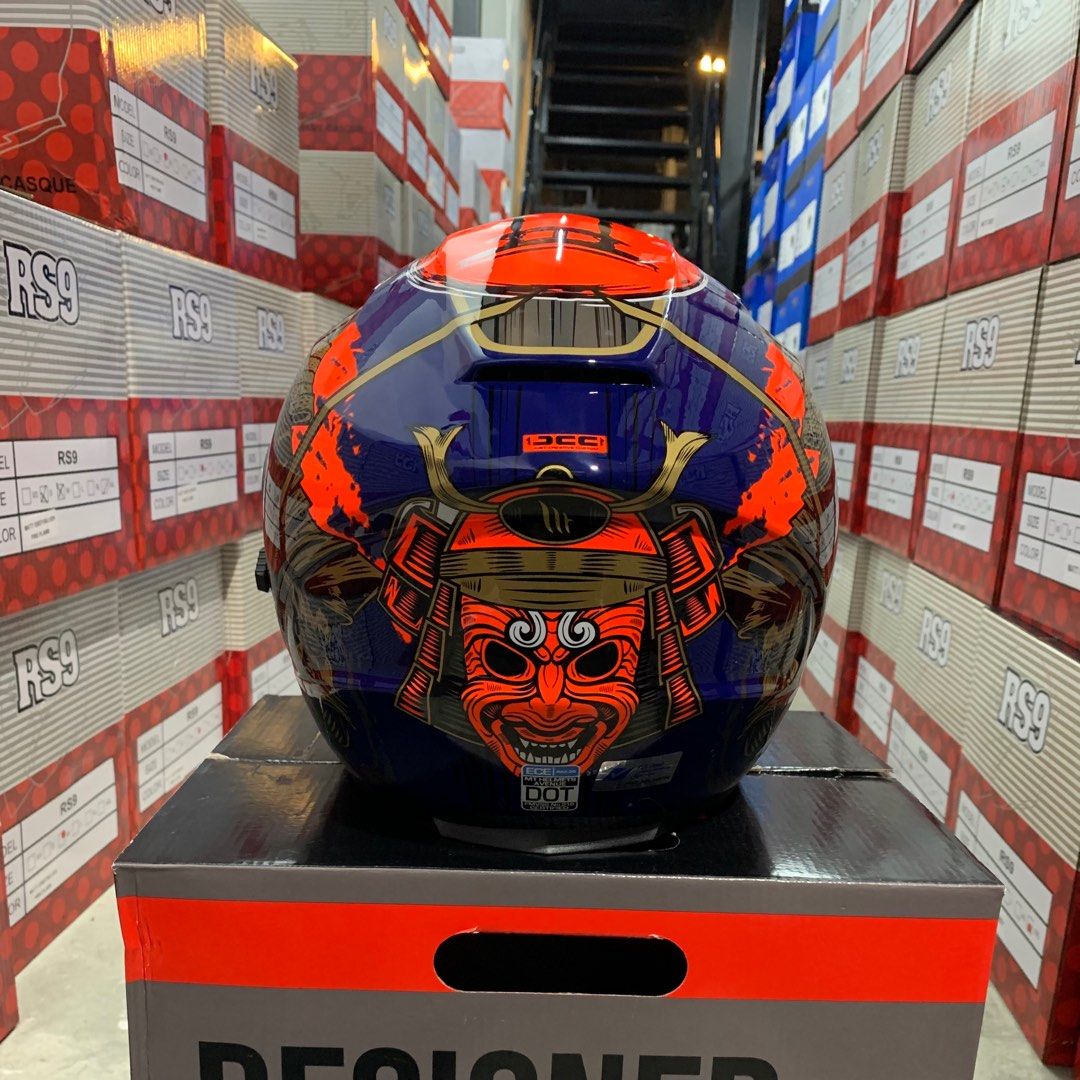 LIMITED EDITION!! PSB APPROVED!! MT Helmet SV Avenue Bushido Blue Grey ...