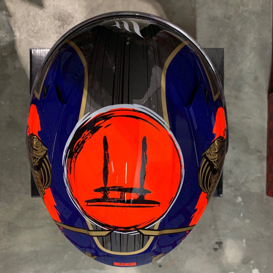 LIMITED EDITION!! PSB APPROVED!! MT Helmet SV Avenue Bushido Blue Grey ...