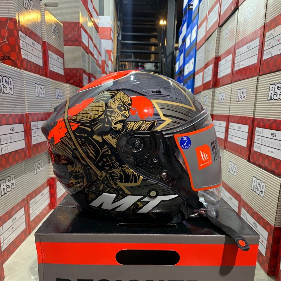 LIMITED EDITION!! PSB APPROVED!! MT Helmet SV Avenue Bushido Grey Gray ...