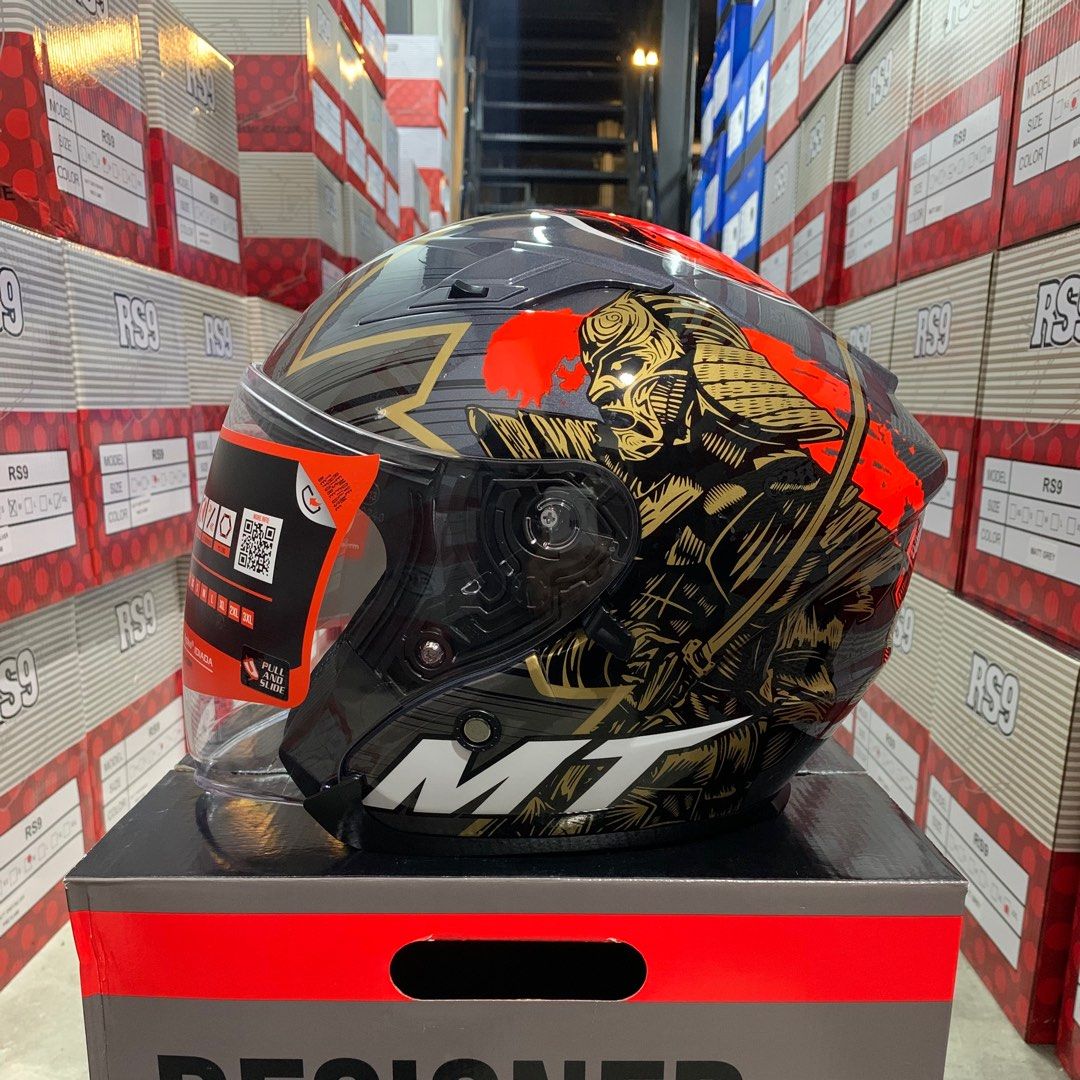 LIMITED EDITION!! PSB APPROVED!! MT Helmet SV Avenue Bushido Grey Gray ...