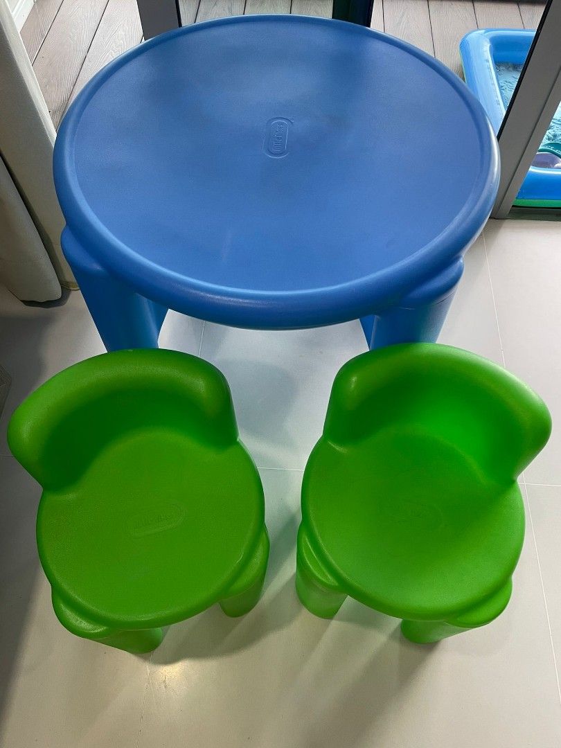 Little Tikes Bright 'N Bold Table and Chairs Set, Babies & Kids, Baby ...